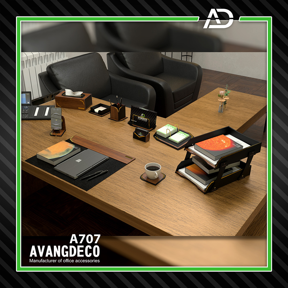 ست رومیزی اداری آونگ دکو مدل A707 - آونگ دکو